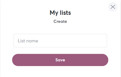 Using "My Lists" – Rosie Help Center