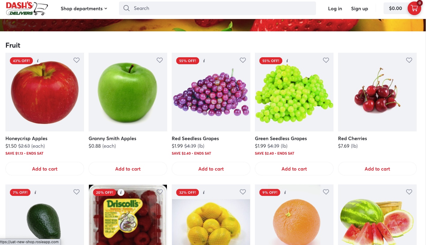 Locating Your Shopping Cart – Rosie Help Center